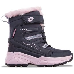 Lotto M&auml;dchen Klettboot, Gr. 28, blau, Synthetik, mehrfarbig, Schuhe, - mit kuschelig-w&auml;rmendem Innenfutter