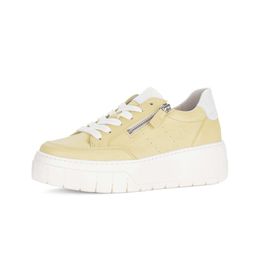Gabor Damen Sneaker "Sneaker low", Gr. 37,5gelb, Schuhe