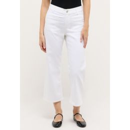 Angels Damen Stretch-Jeans "LINN POCKET", wei&szlig;, Gr. 46, Denim/Jeans, Obermaterial: 67% Baumwolle, 31% Polyester, 2% Elasthan, Jeans, in modisch