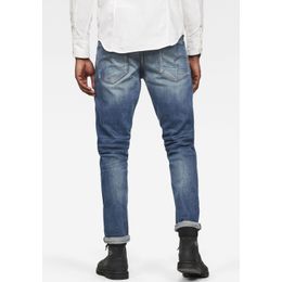 G-Star Raw G-STAR Herren Regular-fit-Jeans "3301 Straight Tapered", blau, Gr. 33, Denim/Jeans, Obermaterial: 99% Baumwolle, 1% Elasthan, Jeans
