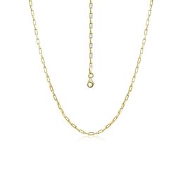 Firetti Damen Collierkettchen "Schmuck Geschenk Silber 925 Fantasiekettengliederung 1,7 mm breit", 50, Silber 925 (Sterlingsilber), B: 1,7mm, gold,