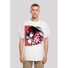 F4NT4STIC Herren T-Shirt "Manga Girl Japan", wei&szlig;, Gr. L, Obermaterial: 100% Baumwolle, Shirts, Print