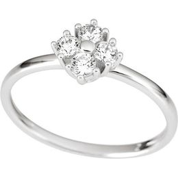 Firetti Damen Fingerring "Schmuck Geschenk Gold 333 Damenring Goldring Verlobung Fantasie", 17, Wei&szlig;gold 333, 1,6mm, wei&szlig;, Wei&szlig;gold 333, Fingerringe,