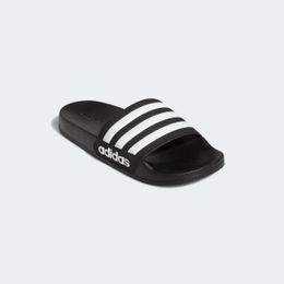 M&auml;dchen Badesandale "SHOWER ADILETTE", adidas Sportswear, Gr. 35, schwarz-wei&szlig;, Synthetik, Schuhe, Badelatschen, f&uuml;r Kinder & Jugendliche