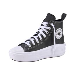Converse M&auml;dchen Sneaker "CHUCK TAYLOR ALL STAR MOVE PLATFORM", Gr. 37, schwarz-wei&szlig;, Textil, Schuhe