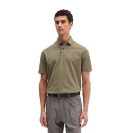 Marc O'Polo Poloshirt MARC O'POLO, Herren, Gr. L, frozen taupe, Piqu&eacute;, Obermaterial: 100% Baumwolle, unifarben, Shirts, weiches Tragegef&uuml;hl, regular Fit, Logopatch auf der Brust