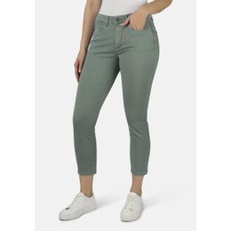 STOOKER WOMEN Damen 5-Pocket-Jeans "Florenz Colour Slim Fit Jeans", gr&uuml;n, Gr. 44, Denim/Jeans, 68% Baumwolle, 28% Polyester, 4% Elasthan, Jeans, Slim