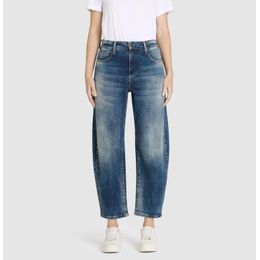 MAC Damen 5-Pocket-Jeans "DANNI"stormy tinted blau, Gr. 44, unifarben, Denim/Jeans, Obermaterial: 78% Baumwolle, 12% Lyocell, 7% Elastomultiester, 3%