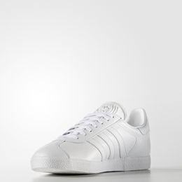 Herren Sneaker "Gazelle", adidas originals, Gr. 45, wei&szlig;, Leder, Synthetik, Schuhe