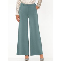 Damen Webhose, gr&uuml;n, Gr. 19, CREATION L PREMIUM, unifarben, 50% Modal, 44% Polyester, 6% Elasthan, Hosen