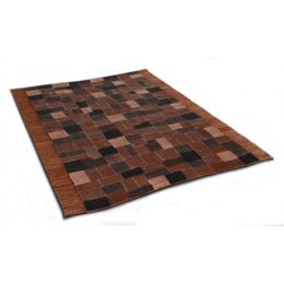 Teppich Die Hauskunst, B:60cm H:4mm L:250cm, braun, Baumwolle, Jute, Wohnzimmer, Teppiche, "Niyoncondon", Flachgewebe, handgewebt, mit Fransen
