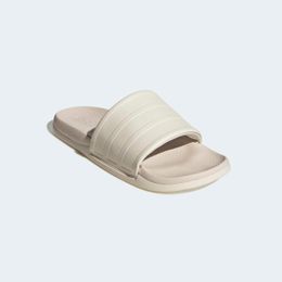 Damen Badesandale "ADILETTE COMFORT 2.0 BADESCHLAPPEN", adidas Sportswear, Gr. 40,5sanftes wei&szlig;, chalk wei&szlig;, chalk wei&szlig;, Synthetik, Schuhe,