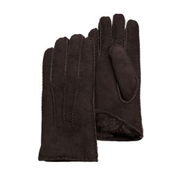 Pearlwood Herren Lederhandschuhe "NORTH", braun, Gr. 10, unifarben, Schafsleder, Handschuhe, warm gef&uuml;ttert, Ziern&auml;hte, Temperaturregulierend