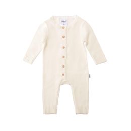 Liliput M&auml;dchen Overall, wei&szlig;, Gr. 68, 100% Baumwolle, Overalls, mit niedlicher Holzknopfleiste