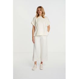 RICHROYAL Damen Culotte "2409 T Peach Culotte", wei&szlig;, Gr. XS, Web, Obermaterial: 52% Modal, 42% Polyester, 6% Elasthan, Hosen, aus fester, gepeachter