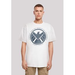 F4NT4STIC Herren T-Shirt "Marvel Avengers Agent Of SHIELD", wei&szlig;, Gr. XS, Obermaterial: 100% Baumwolle, Shirts, Print