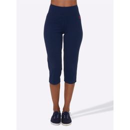 Catamaran Sports Damen Sporthose in Capri-L&auml;nger, marine-pink, Gr&ouml;&szlig;e 36/38