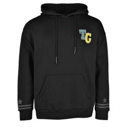 Top Gun Herren Kapuzenpullover "TG22004", schwarz, Gr. XXL, Obermaterial: 65% Baumwolle, 35% Polyester, Pullover