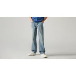 LEVI'S KIDS Jungen Regular-fit-Jeans "LVB 505 REGULAR FIT JEAN", blau, Gr. 8, unifarben, Denim/Jeans, Obermaterial: 79% Baumwolle, 15% Polyester, 6%