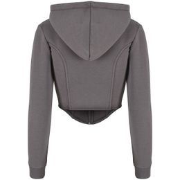 Karl Kani Damen Sweatjacke "Karl Kani Damen"grau, Gr. XXS, 80% Baumwolle, 20% Polyester, Sweatjacken