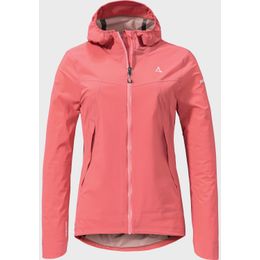 Sch&ouml;ffel SCH&Ouml;FFEL Damen Outdoorjacke "2.5L Jacket Karma Trail L", rosa, Gr. 42, Oberstoff : 100% Nylon (Membran: Polyurethan), Jacken