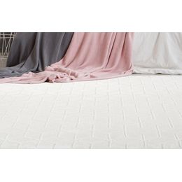 Teppich me gusta, B:160cm H:20mm L:230cm, wei&szlig;, Kunstfaser, Wohnzimmer, Teppiche, "Vivica 100", besonders weich durch Microfaser, Wohnzimmer