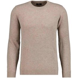 Ragman Herren Rundhalspullovermacchiato, Gr. L, 90% Wolle 10% Baumwolle, Pullover