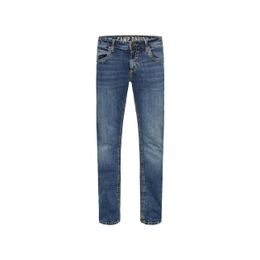 CAMP DAVID Herren Regular-fit-Jeans, blau, Gr. 31, vintage, Denim/Jeans, Material: 99% Baumwolle, 1% Elasthan, Zusatz: Enth&auml;lt nichttextile Teile