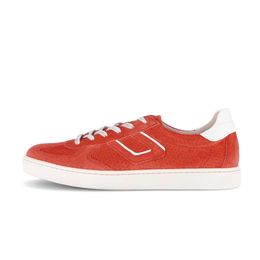 Gabor Damen Sneaker "Sneaker low", Gr. 41, rot, Schuhe