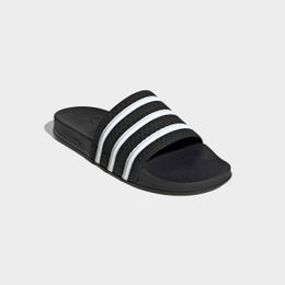 Herren Sneaker "ADILETTE OG CF BADESCHLAPPEN", adidas originals, Gr. 38core schwarz, ftwr wei&szlig;, core schwarz, Synthetik, Schuhe, Badelatschen