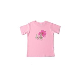 Liliput M&auml;dchen T-Shirt "Hase", rosa, Gr. 74, bedruckt, 100% Baumwolle, Shirts, mit niedlichem Frontprint