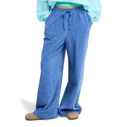 Roxy Damen Cordhose "Lekeitio Knit"dutch blau, Gr. M, Obermaterial: 68% Walkfrottier, 30% Microfaser, 2% Elasthan;, Hosen