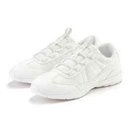 Lascana Damen Sneaker "Freizeitschuh, Halbschuh, Turnschuhe", Gr. 41, wei&szlig;, Obermaterial: 50% Lederimitat, 50% Textilmaterial. Decksohle: 100%