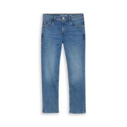 Tom Tailor Herren TTMARVIN STRAIGHT Jeans mit Superstretch, blau, Uni, Gr. 38/32