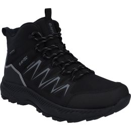 Hi-Tec Herren Wanderschuh "Hi-Tec Stiefel Stealth Mid WP", Gr. 43schwarz, dunkelgrau, TEXTIL/EVA, Schuhe