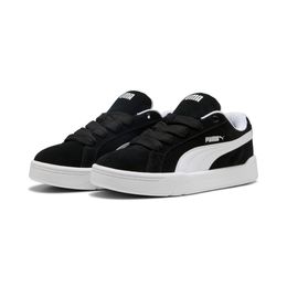 Puma Damen Sneaker "PARK LIFESTYLE EASY SD", Gr. 45, schwarz-wei&szlig;, Leder, Schuhe
