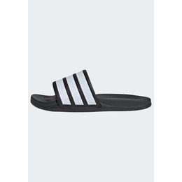 Damen Badesandale "ADILETTE COMFORT 2.0 BADESCHLAPPEN", adidas Sportswear, Gr. 46core schwarz, ftwr wei&szlig;, carbon, Synthetik, Schuhe, Badelatschen