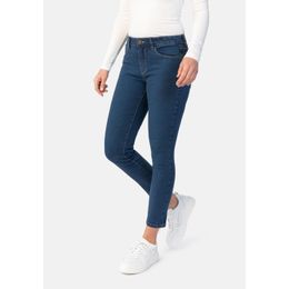 STOOKER WOMEN Damen 5-Pocket-Jeans "Florenz Denim Slim Fit Jeans", blau, Gr. 44, Denim/Jeans, 78% Baumwolle, 20% Polyester, 2% Elasthan, Jeans, Slim