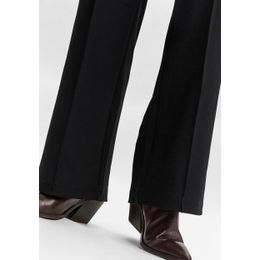 V&eacute;ro Moda VERO MODA Damen Schlupfhose "VMBECKY HR WIDE PULL ON PANT", schwarz, Gr. XL, unifarben, Obermaterial: 95% Polyester, 5% Elasthan, Hosen
