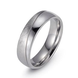 Firetti Damen Trauring "Schmuck Geschenk "LIEBE" mit Vertiefung, ca. 7,0mm breit", 62, Edelstahl, 7mm, silber, Edelstahl, Fingerringe
