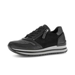 Gabor Damen Sneaker "Sneaker low", Gr. 43schwarz, Schuhe