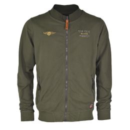 Top Gun Herren Sweatjacke "TG20213020", gr&uuml;n, Gr. XXL, Obermaterial: 100% Baumwolle, Sweatjacken