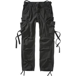 Brandit Damen Cargohose "Brandit Damen Ladies M-65 Cargo Pants"anthrazit, Gr. 28, unifarben, 100% Baumwolle, Hosen