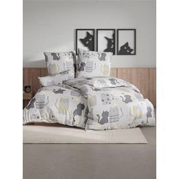 w&auml;schepur Bettw&auml;sche W&Auml;SCHEPUR, gelb, Mako-Satin, 100% Baumwolle, Bettw&auml;sche