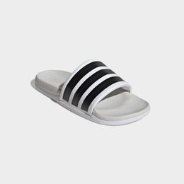 Damen Badesandale "ADILETTE COMFORT 2.0 BADESCHLAPPEN", adidas Sportswear, Gr. 44,5cloud wei&szlig;, core schwarz, crystal wei&szlig;, Synthetik, Schuhe,