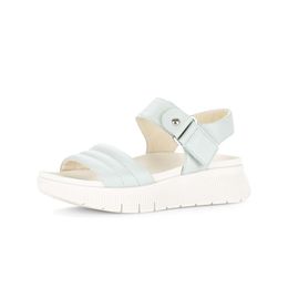 Gabor Damen Plateausandaletten "Plateau Sandale", Gr. 36, blau, Schuhe