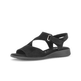Gabor Damen Riemchensandale "Riemchensandale", Gr. 38schwarz, Schuhe