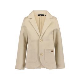 Blue Seven Jungen Sweatjacke, beige, Gr. 104, gepflegt, unifarben, Sweatware, Obermaterial: 70% Baumwolle, 30% Polyester, Sweatjacken, Sweatblazer,