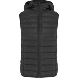 Urban Classics Damen Steppweste "Urban Classics Ladies Ultra Light Puffer Vest"schwarz, Gr. XS, 100% Polyester, Westen