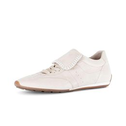 Gabor Damen Sneaker "Sneaker low", Gr. 39, beige, Schuhe